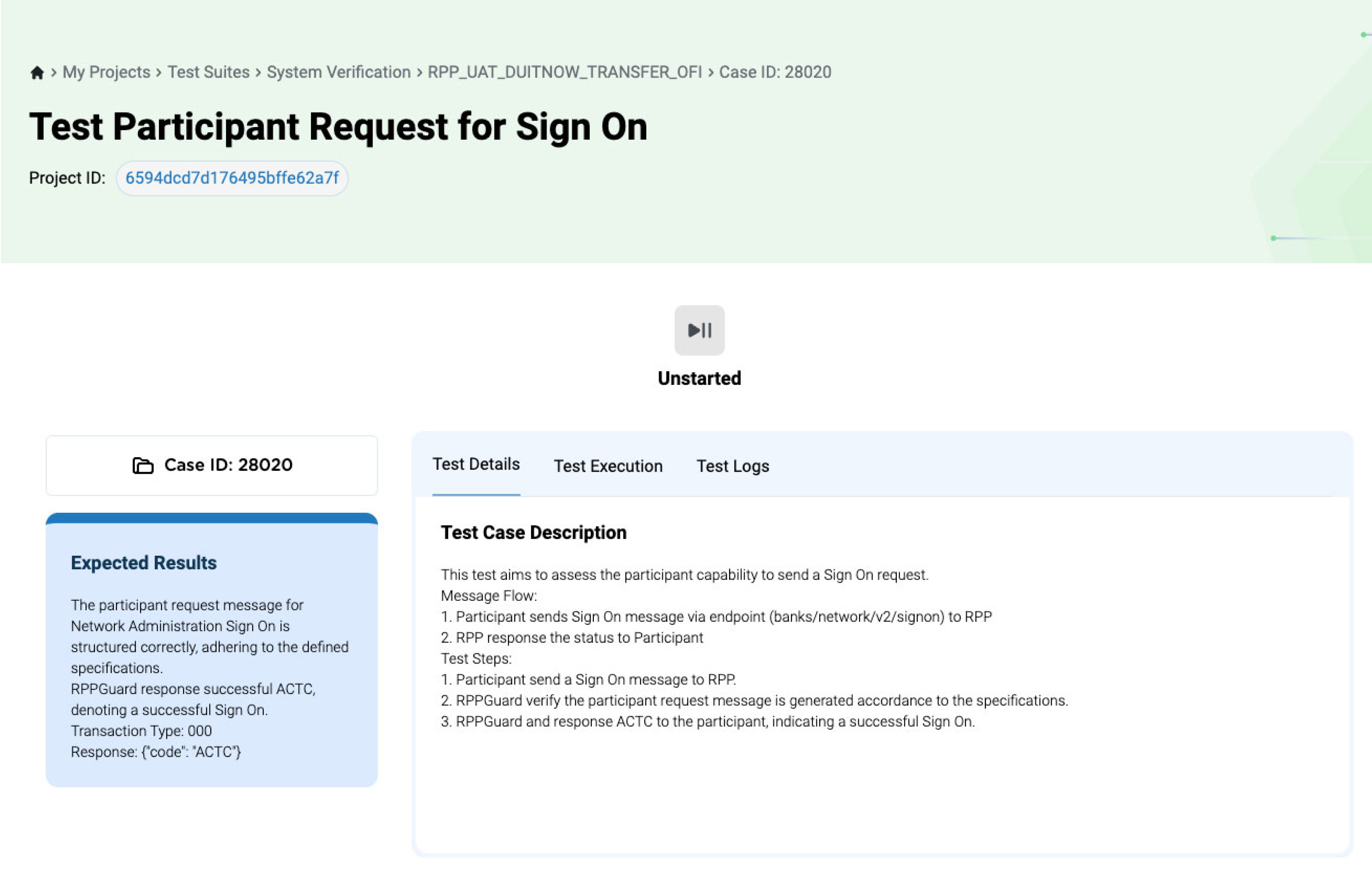 System Verification | PayNet APIs Documentation